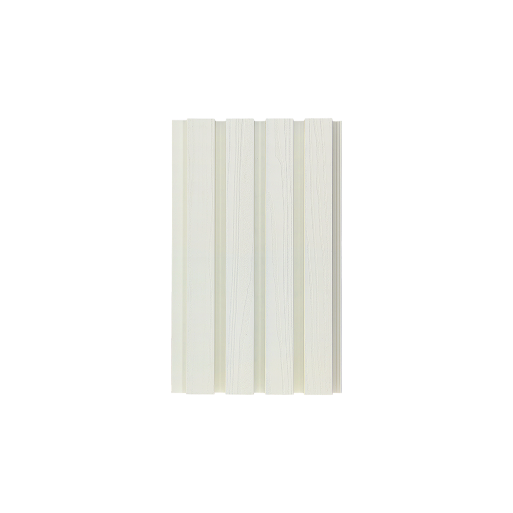 Outdoor Slatted Panel – Ivory White – HydraPanels